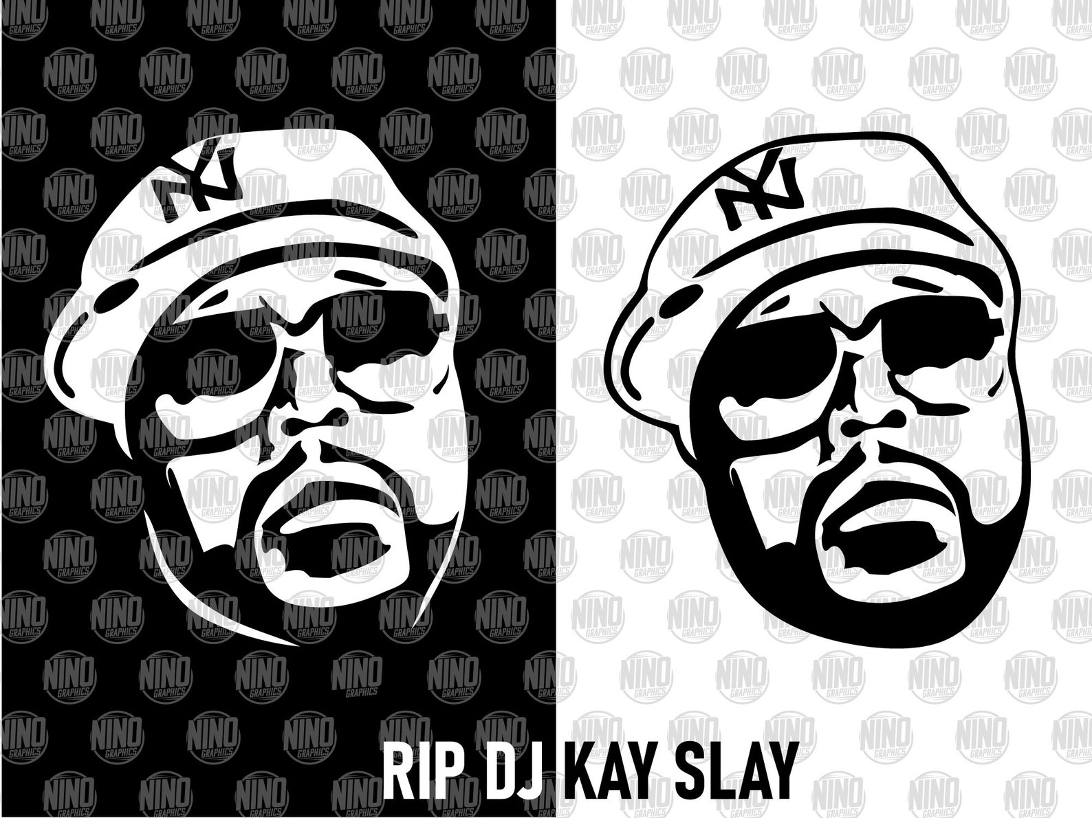 RIP DJ Kay Slay Vector Png Svg Instant Digital Download - Etsy