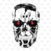Terminator Skynet Skull PNG SVG JPG Digital Vector File Download - Etsy