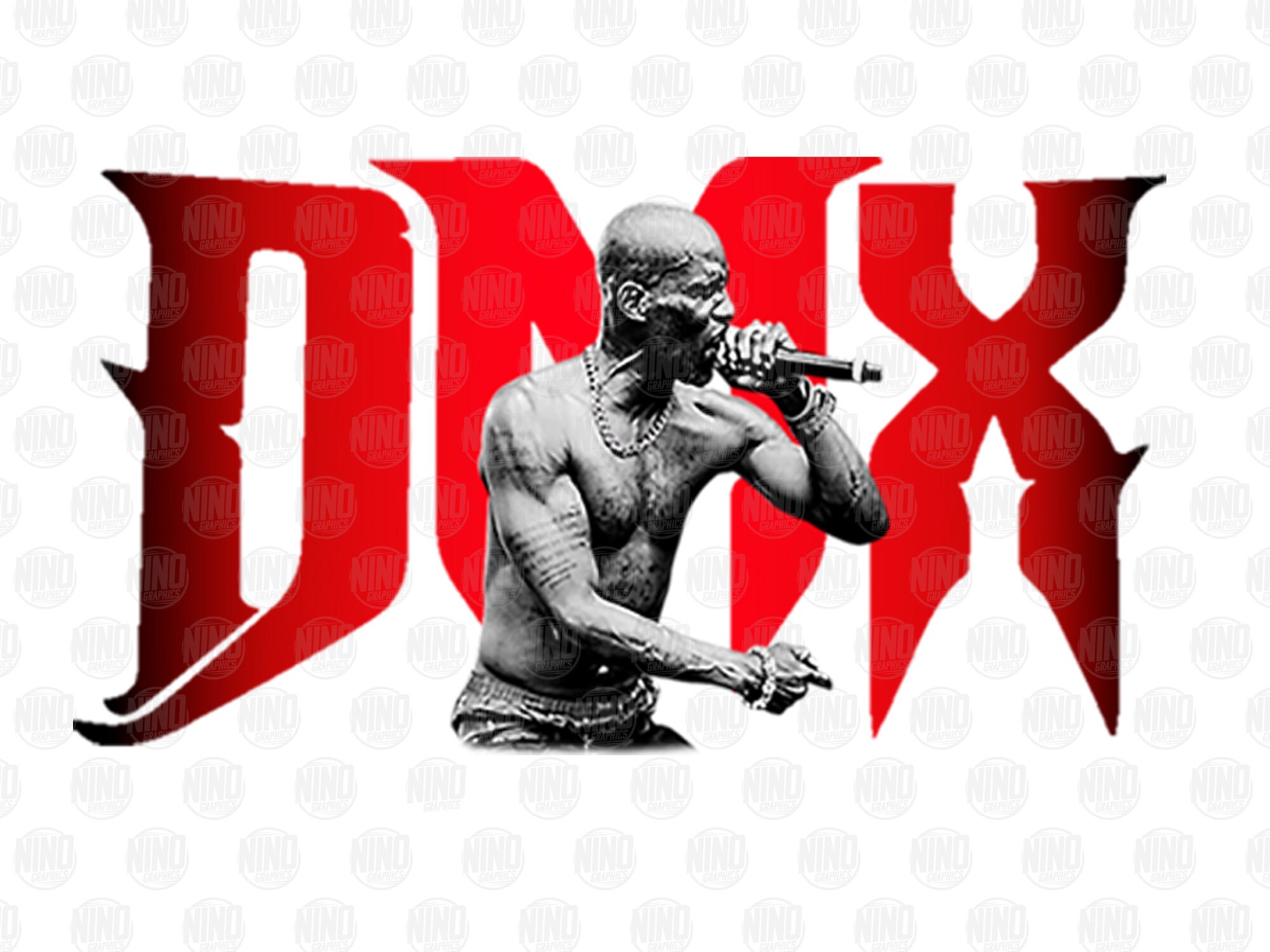DMX on the Microphone Rapping in Front of Logo PDF JPG Png Instant ... DMX on the Microphone Rapping in Front of Logo PDF JPG Png Instant ...