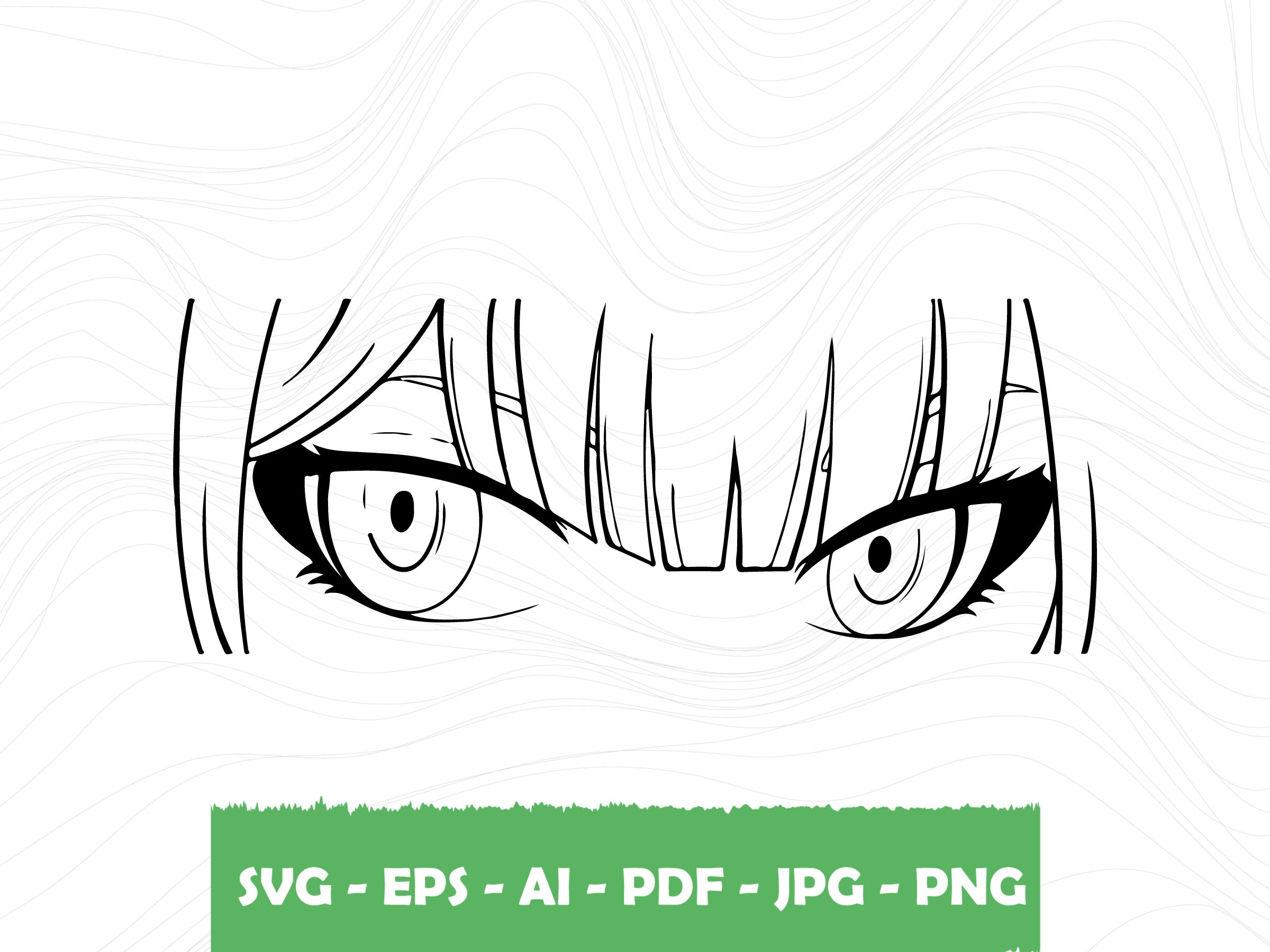Anime svg file download Manga SVG Instant Download | Etsy