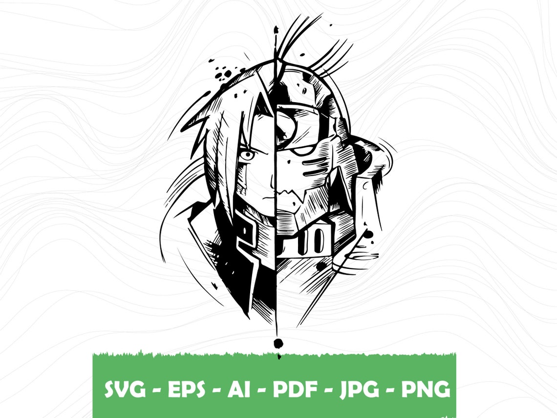 Anime svg file download Manga SVG Instant Download | Etsy