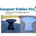 36 Inch Round Folding Cake Table on Wheels by Banquet Tables Pro - Etsy