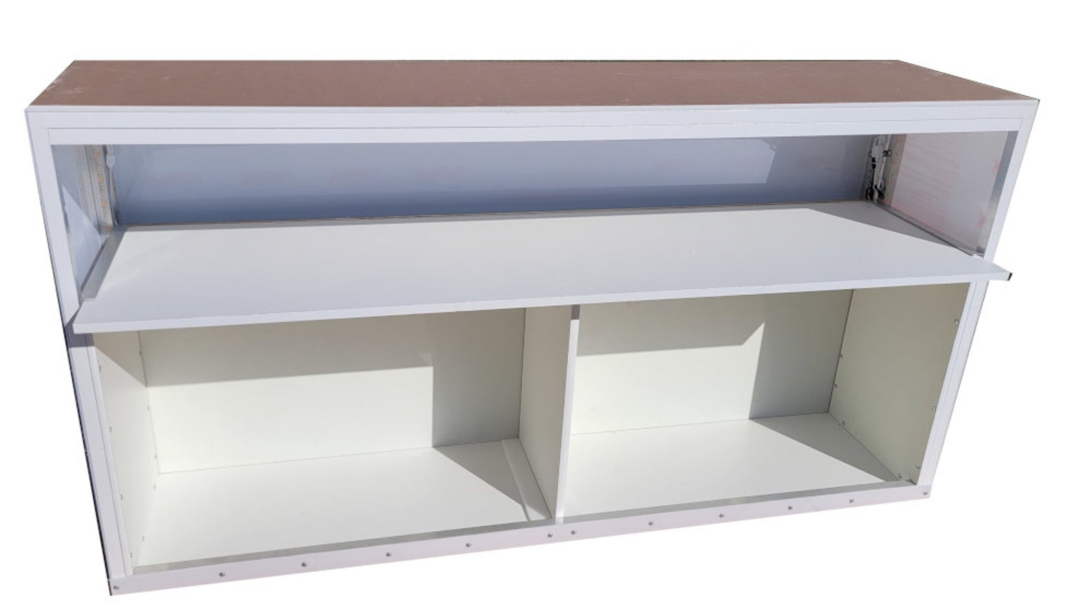 Light up 6 Foot Rolling Counter LED Glow Bar on Wheels - Etsy