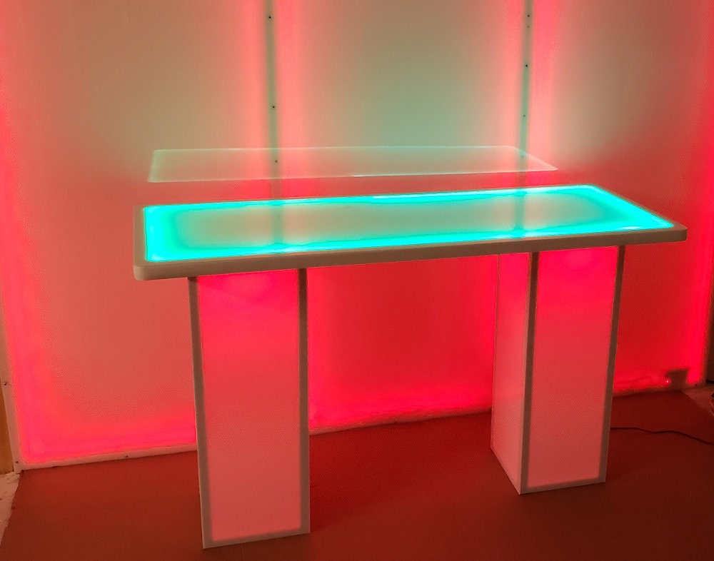 24 X 60 X 36 Height Light up LED Glow Trade Show Display Table -DJ ...