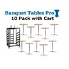 36 Inch Round Folding Cake Table on Wheels by Banquet Tables Pro - Etsy