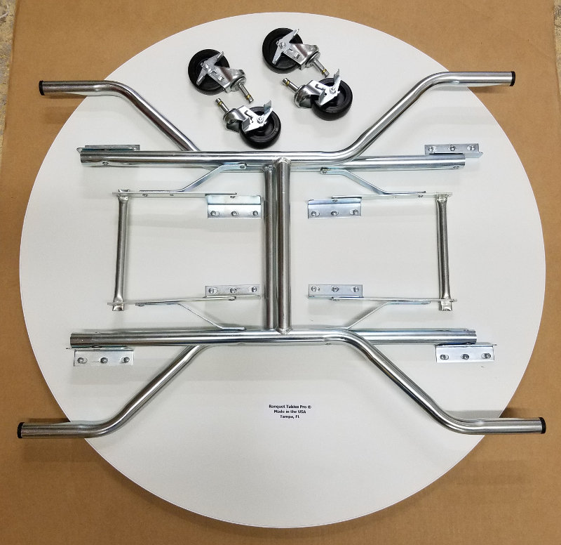 36 Inch Round Folding Cake Table on Wheels by Banquet Tables Pro - Etsy