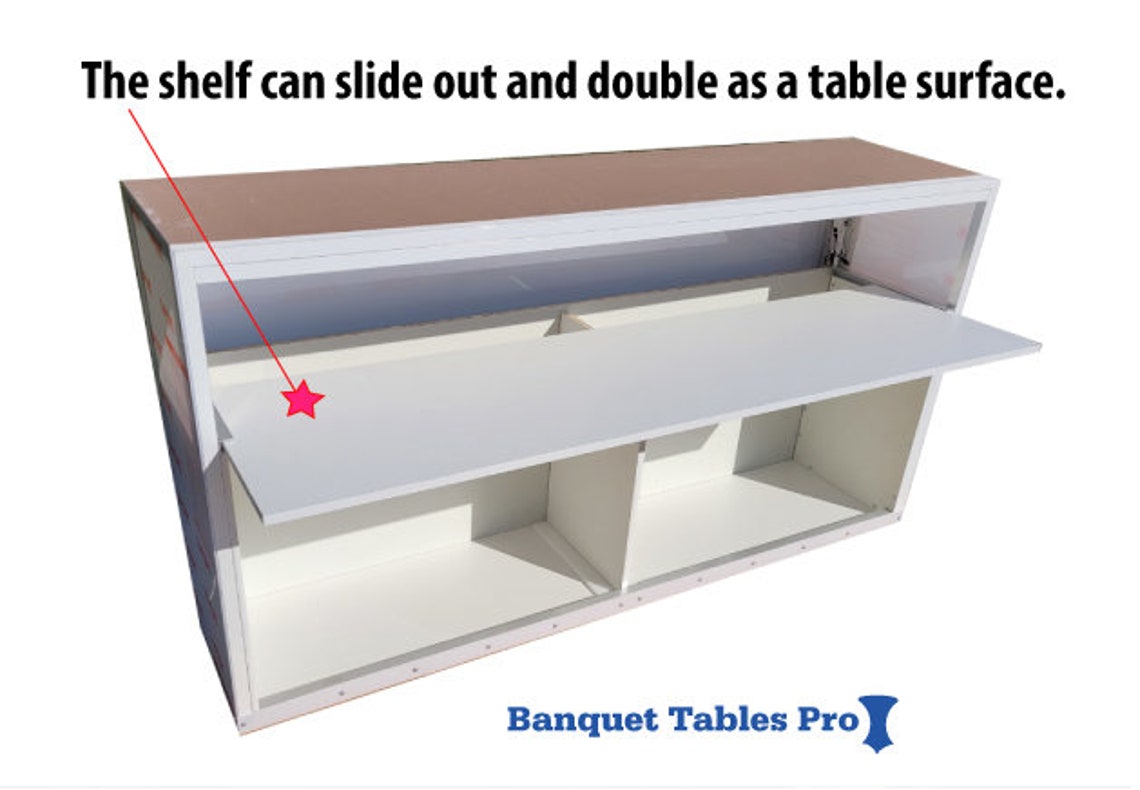 Light up 6 Foot Rolling Counter LED Glow Bar on Wheels - Etsy