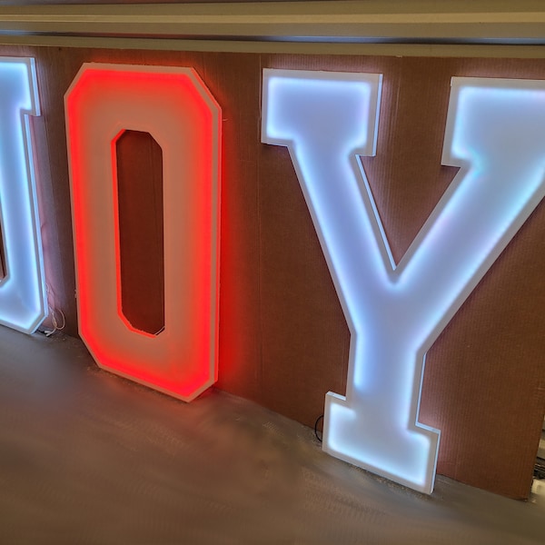 4 Foot Light up Letters - Etsy
