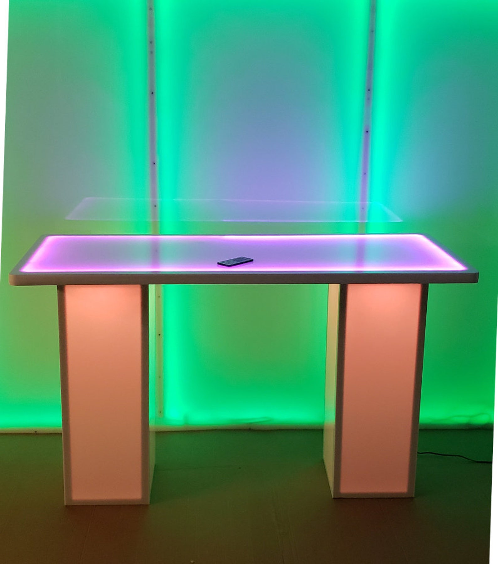 24 X 60 X 36 Height Light up LED Glow Trade Show Display Table -DJ ...