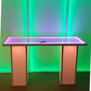 24 X 60 X 36 Height Light up LED Glow Trade Show Display Table -DJ ...