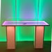 Light up 6 Foot Rolling Counter LED Glow Bar on Wheels - Etsy