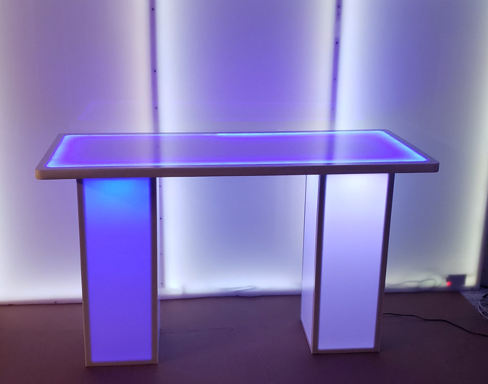 24 X 60 X 36 Height Light up LED Glow Trade Show Display Table -DJ ...