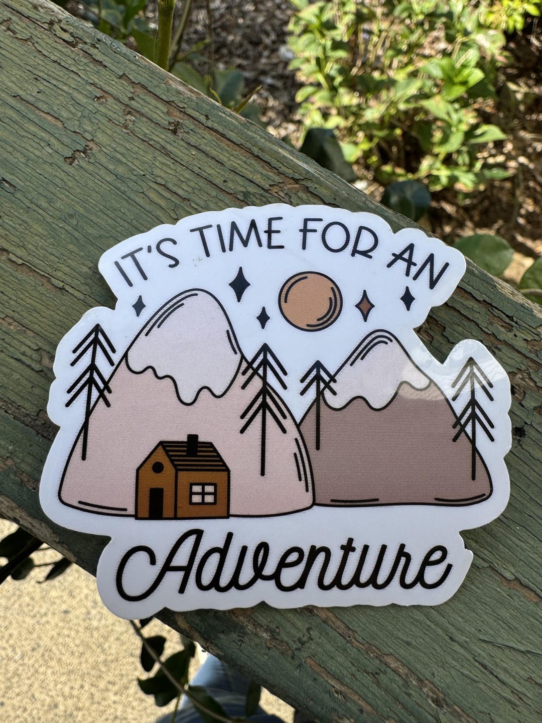 It's Time for an Adventure Vinyl Sticker | Outdoor Sticker | Water ...