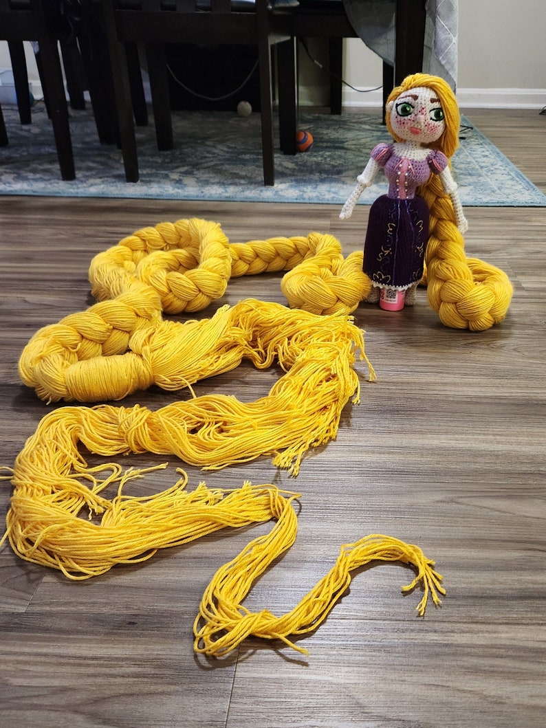 Rapunzel OOAK Crochet Figure - Etsy