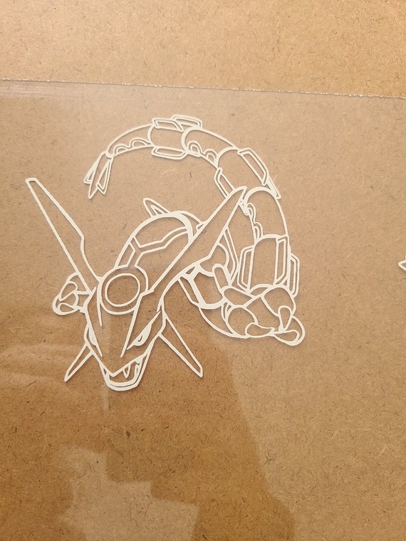 Rayquaza Vinyl Sticker | Etsy