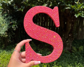 8in Bedazzled Decor Letter - Etsy