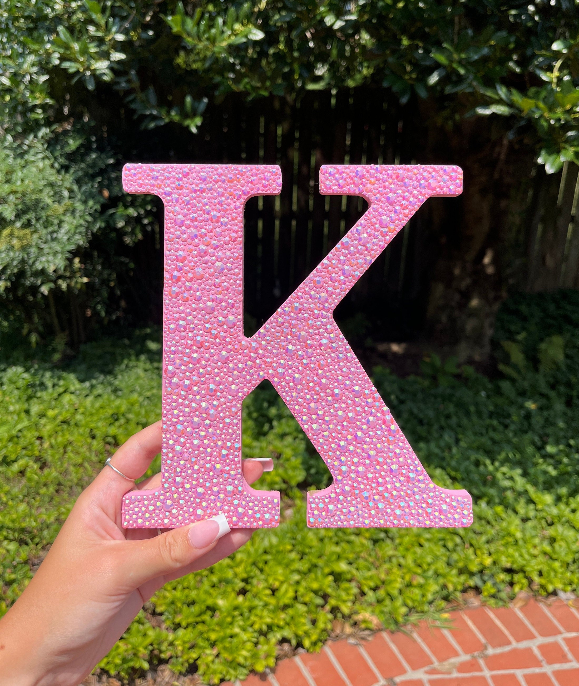 8in Bedazzled Decor Letter - Etsy