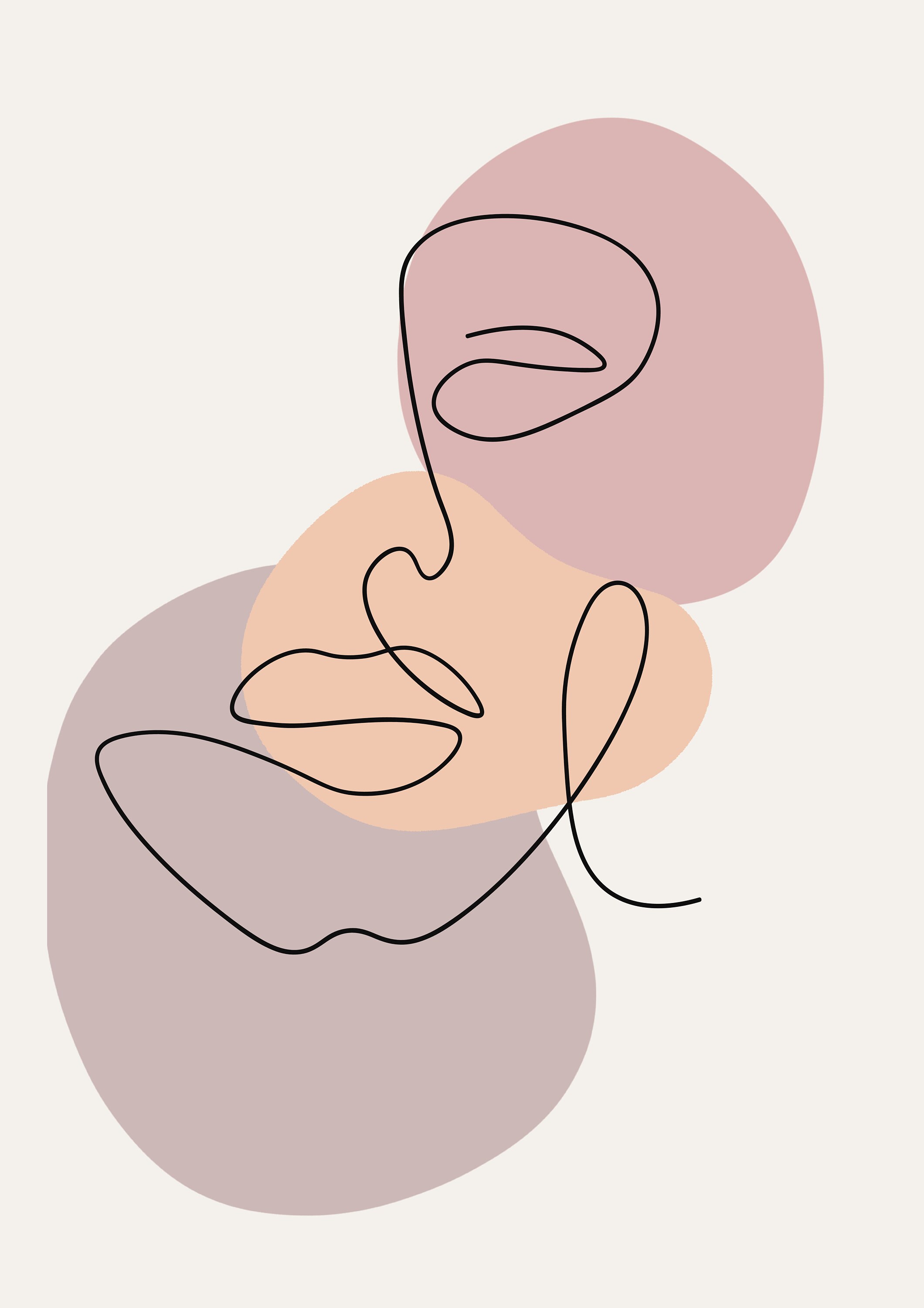 Abstract Face Printable Wall Art Love Gift Prints - Etsy