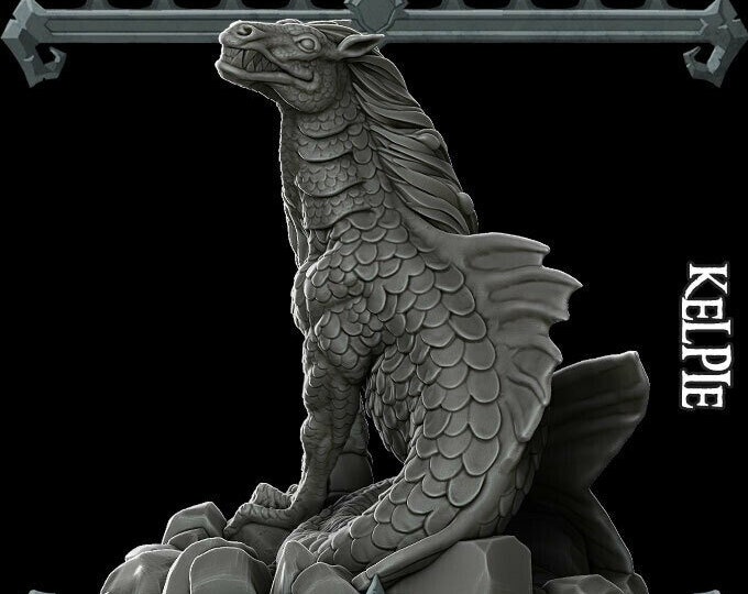Kelpie Miniature Dnd Dungeons and Dragons Pathfinder - Etsy