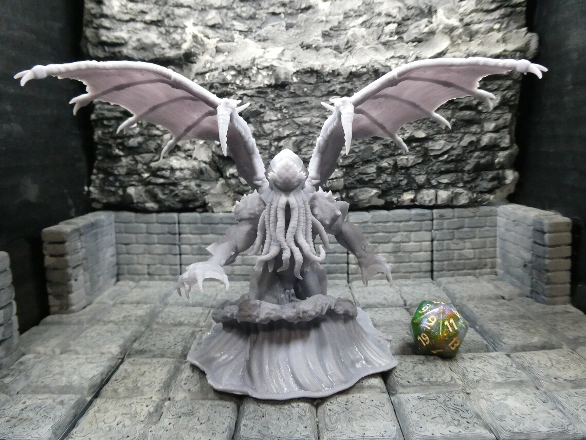 Cthulhu Miniature DnD Dungeons and Dragons Pathfinder | Etsy