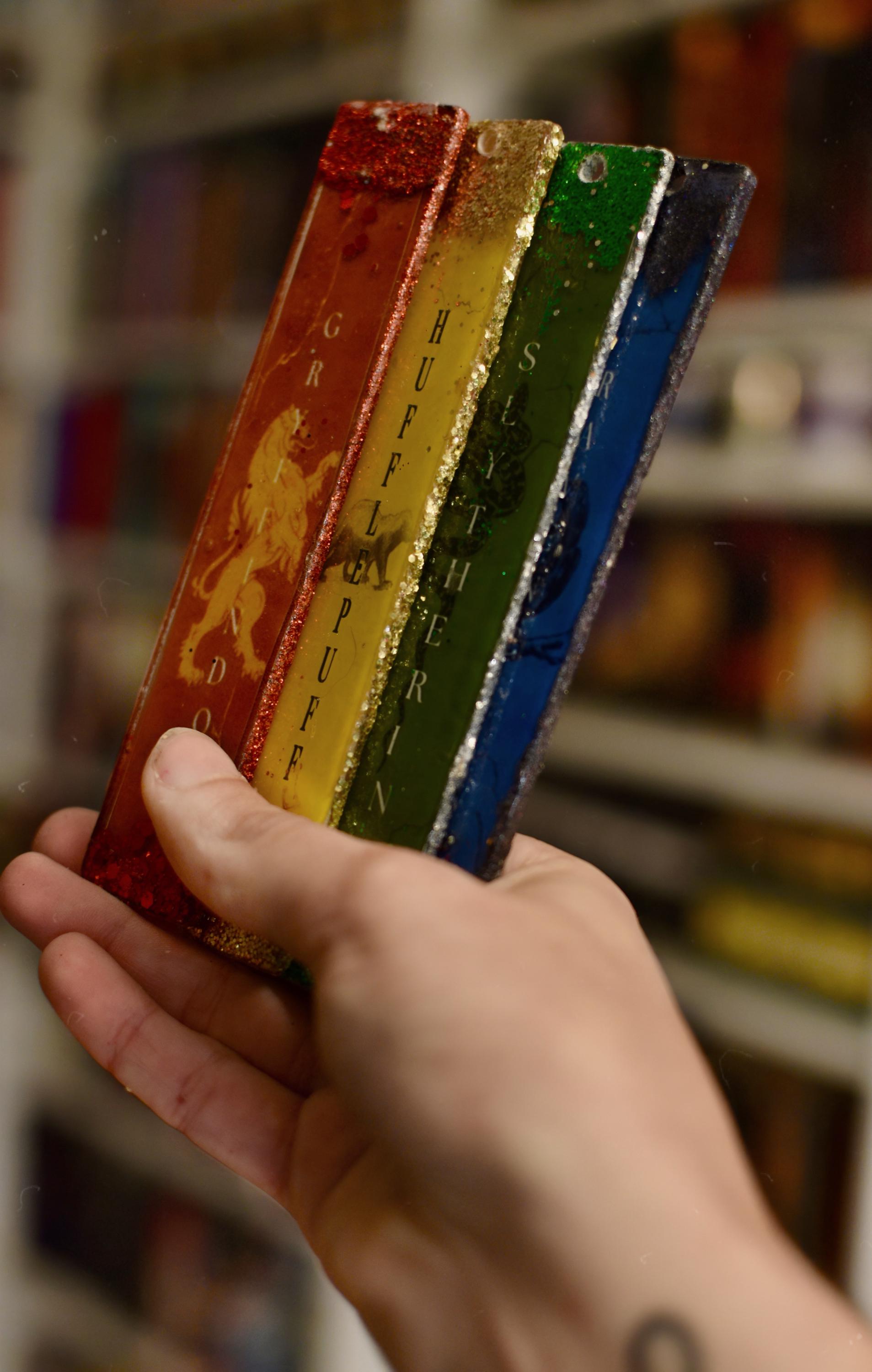 Wizarding House Bookmarks - Etsy