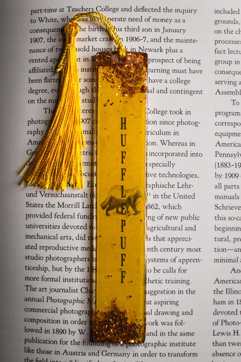 Wizarding House Bookmarks - Etsy