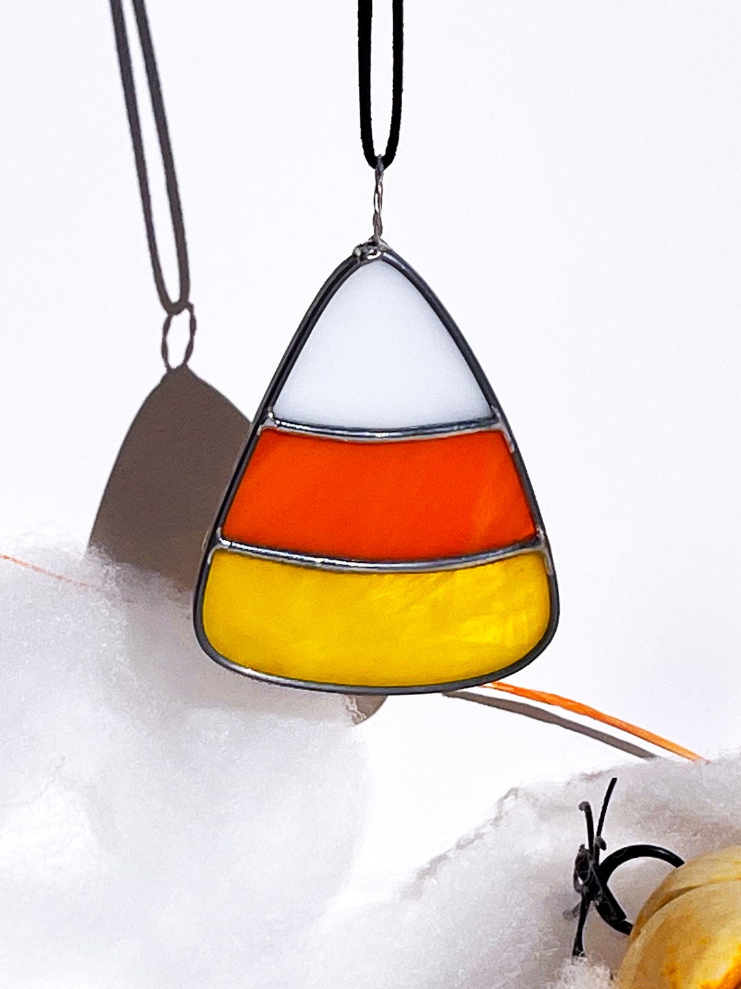 Candy Corn Stained Glass Suncatcher - Etsy