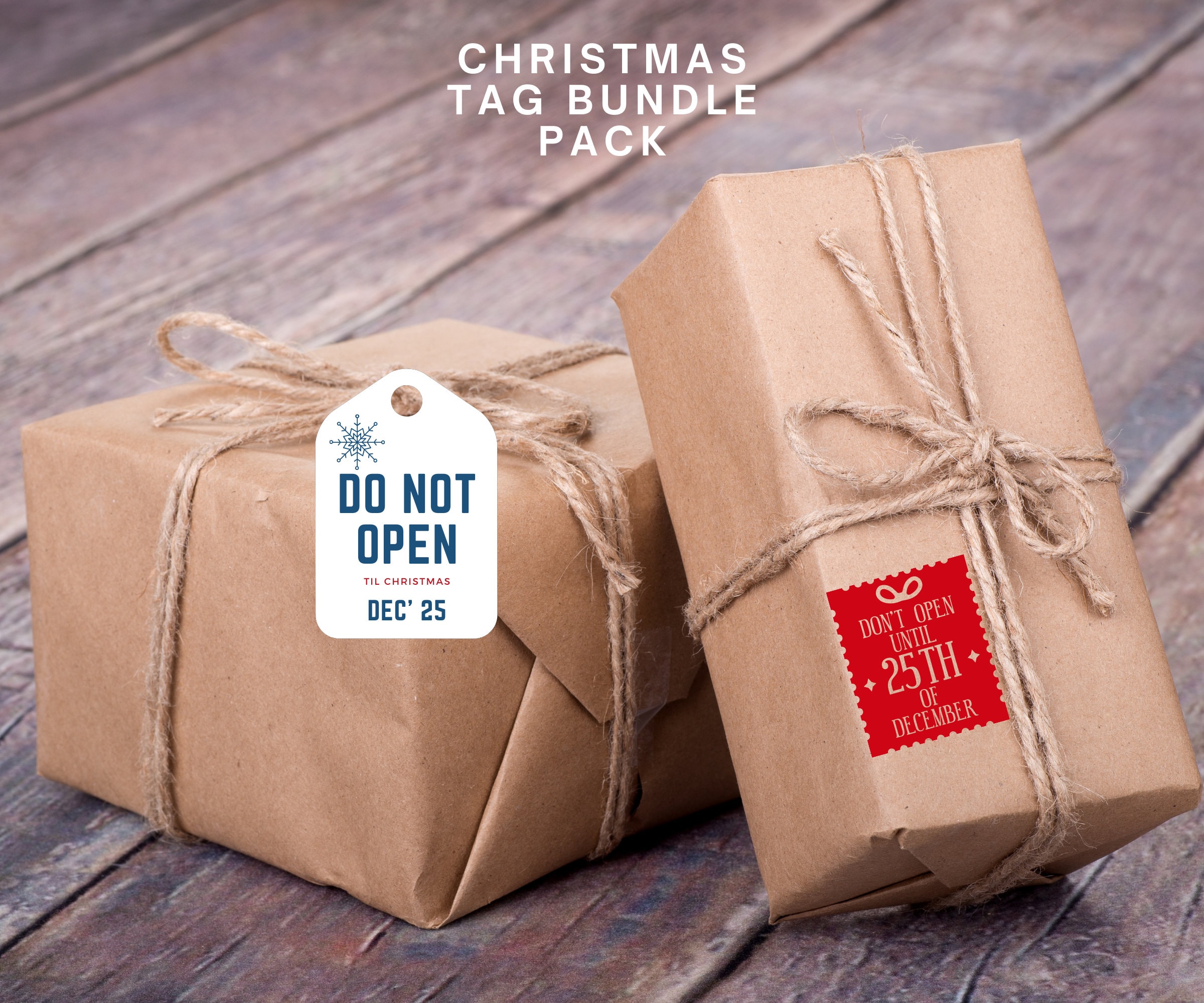 Do Not Open Til Christmas, Printable Christmas Tags, Christmas Gift ...