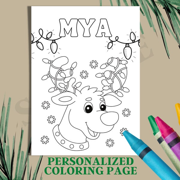 Personalized Name Coloring Sheet - Etsy