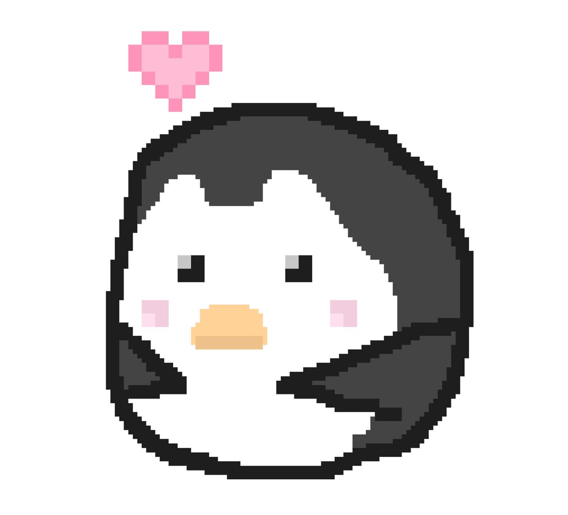 Animated Cute Pixel Penguin Stream Alert - Etsy