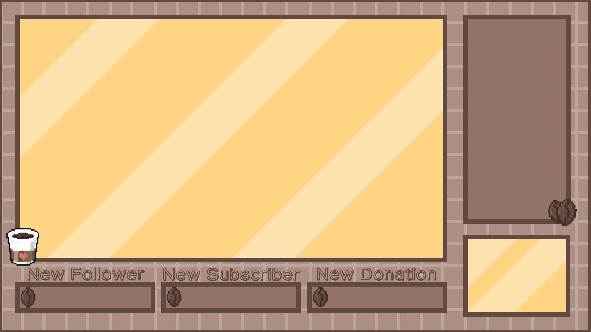 Cute Coffee Twitch Overlay - Etsy