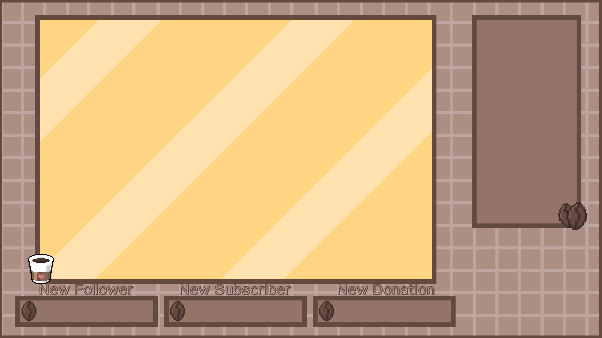 Cute Coffee Twitch Overlay - Etsy