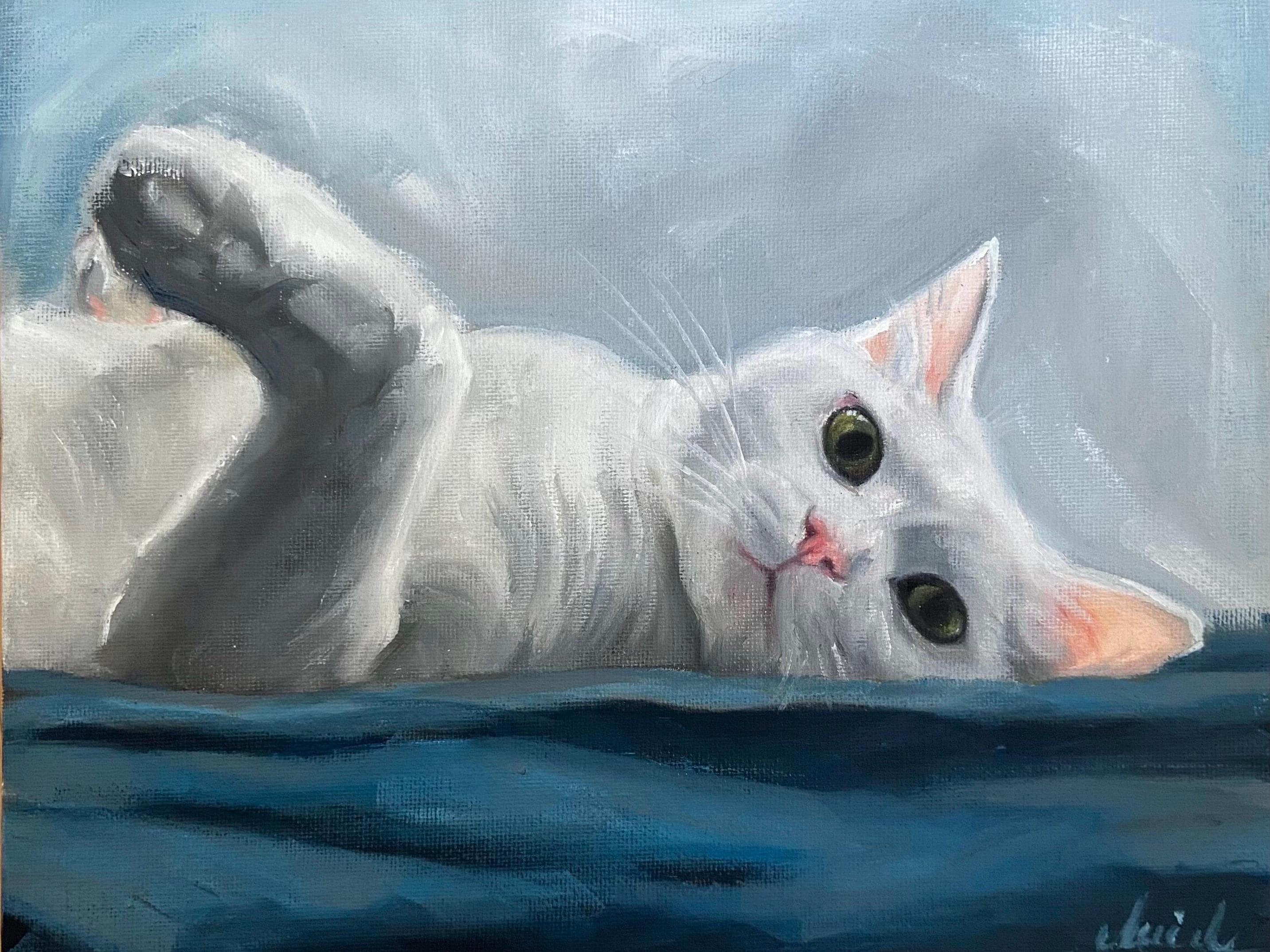 White Cat Paintings
