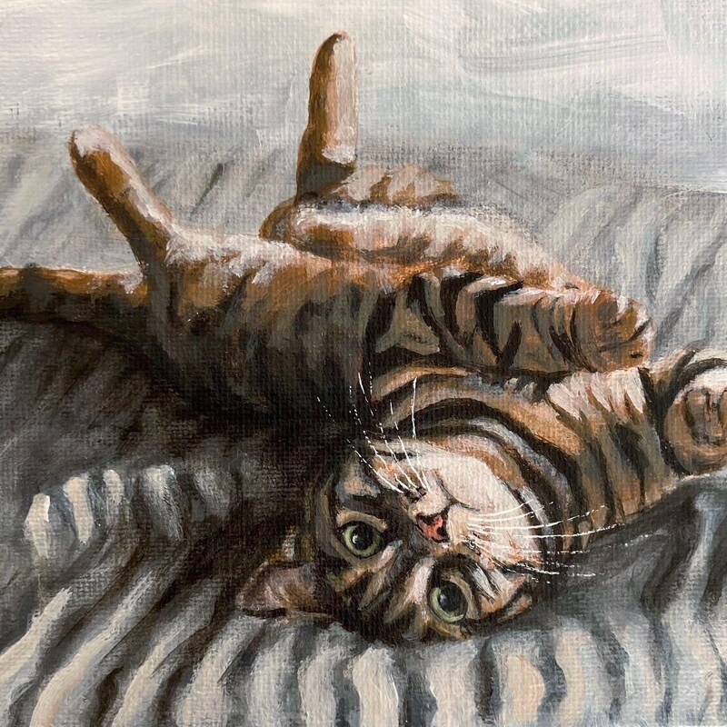 Brown Tabby Cat - Etsy