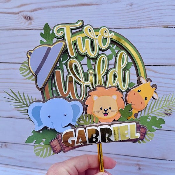 Jungle Cake Topper - Etsy