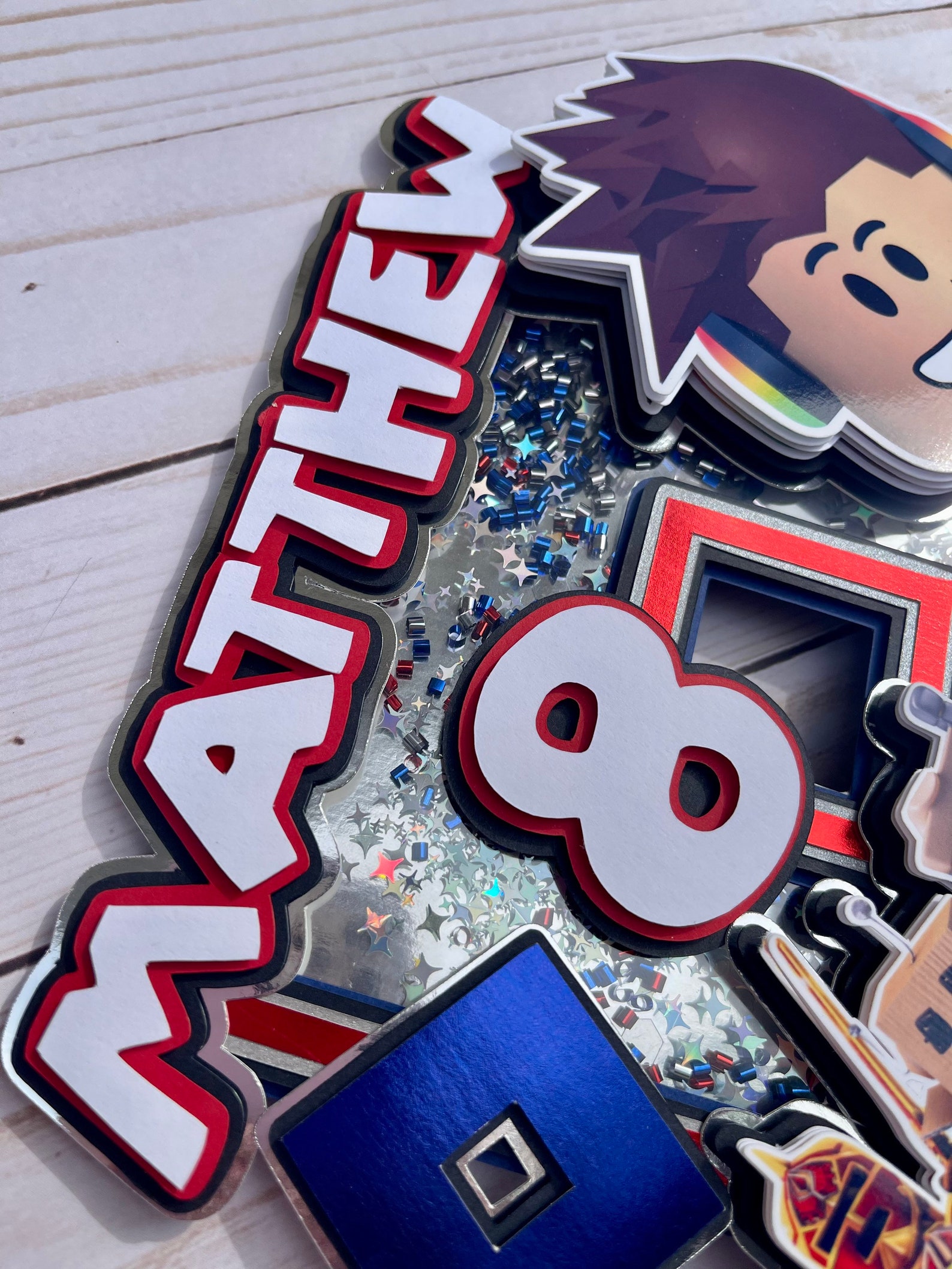 Roblox Cake Topper roblox Decorations Birthday Roblox - Etsy