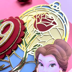 Princess Belle Cake Topper - Princess Belle - Princess Birthday Party ...