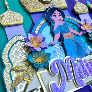 Princess Jasmine Cake Topper - Aladdin Cake Topper - Princess Jasmine ...