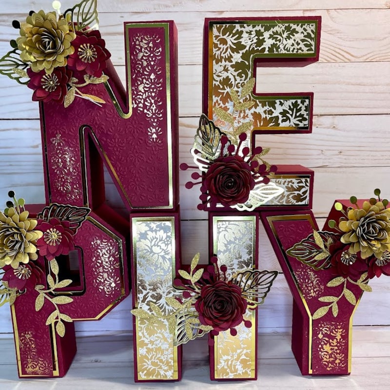 Letter Centerpieces - Etsy