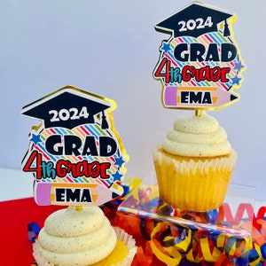 Elementary Graduation Cake Topper - First Grade Graduation - Sixth ...