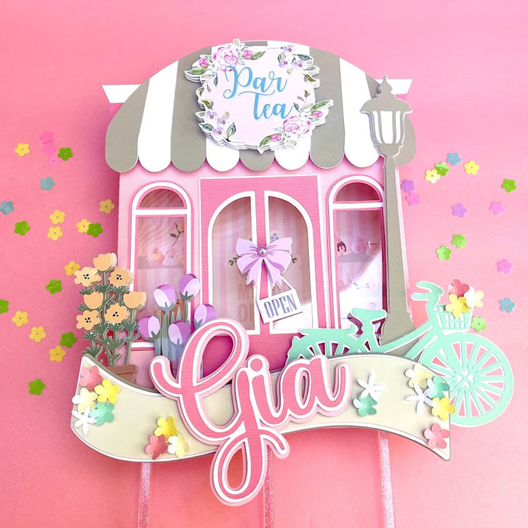 Tea Party Cake Topper - Tea for Two Cake Topper - Tea Party - Partea ...