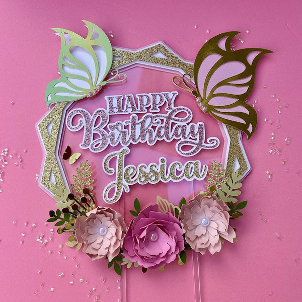 Butterfly Cake Topper - Etsy