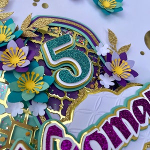 Princess Jasmine Cake Topper - Aladdin Cake Topper - Princess Jasmine ...