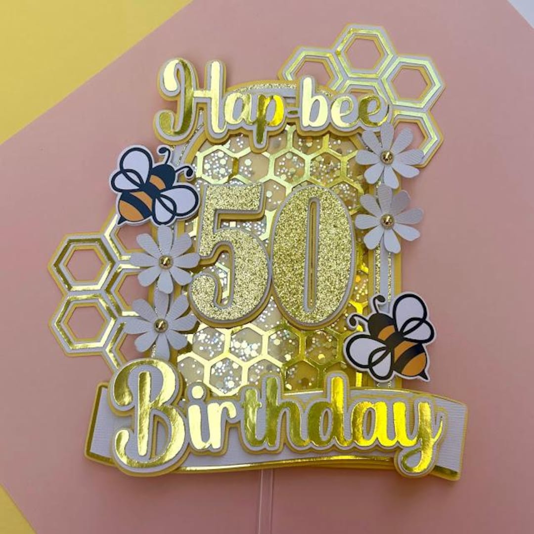 Happy Bee Birthday - First Bee Day - Sweet as a Bee Birthday - Bumble ...