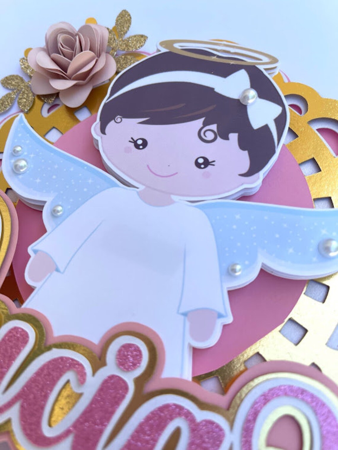 Baptism Cake Topper Christening Topper Cake Topper Baptism - Etsy