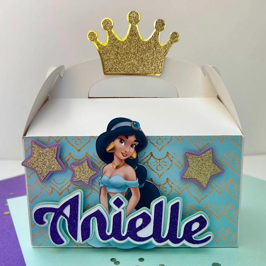 Jasmine Favor Boxes - Jasmine Birthday Decor - Jasmine Party Favors ...