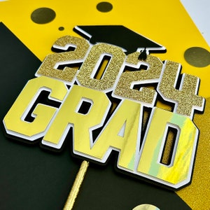 Congrats Grad - Graduation Cake Topper - Congrats Grad Cake Topper ...
