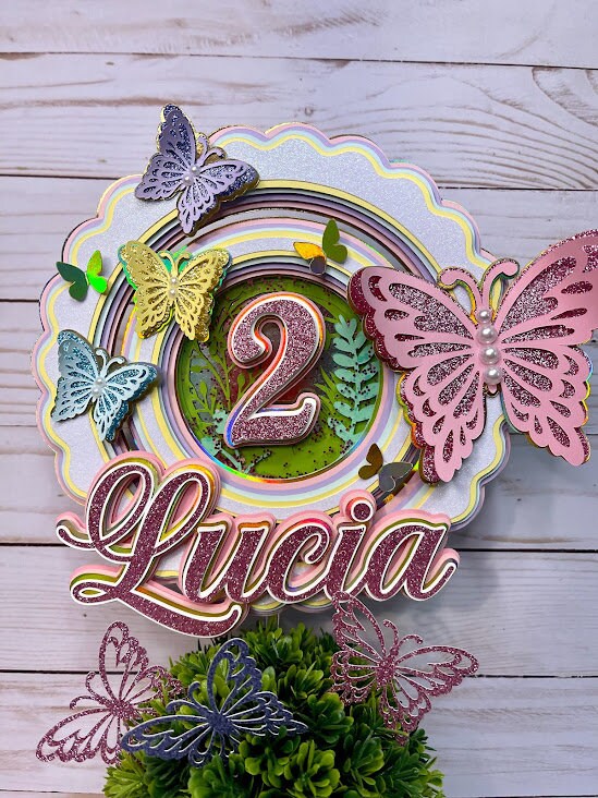 Butterfly Cake Topper Butterfly Party Party Decorations - Etsy