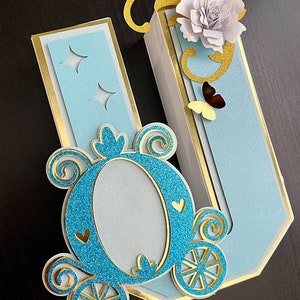 Cinderella Letter 3d Cinderella Party Decorations - Etsy
