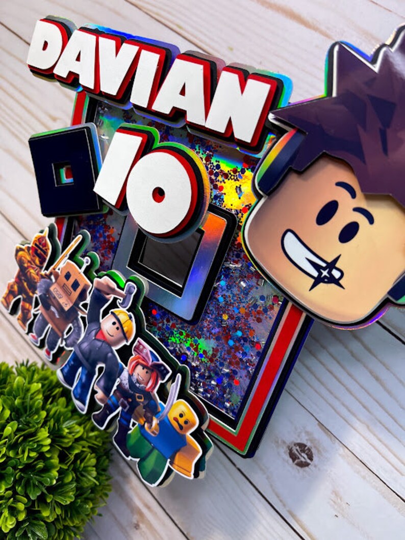 Roblox Cake Topper roblox Decorations Birthday Roblox - Etsy